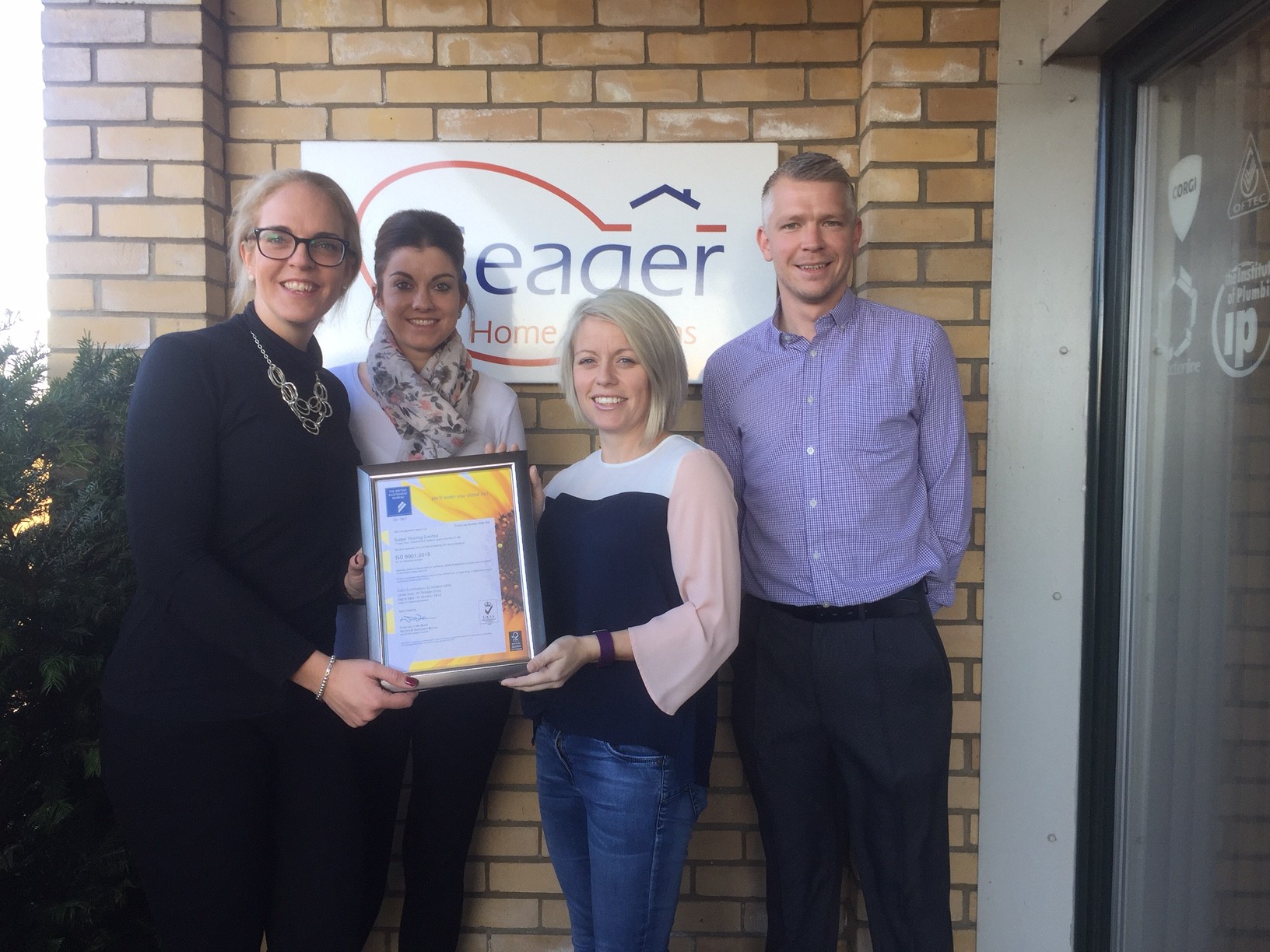 SHS Achieves ISO 9001:2015 Certification | Seager Home